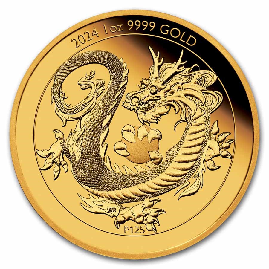 1 oz Gold - Dragon Proof 2024 Australia – Marc Gebauer