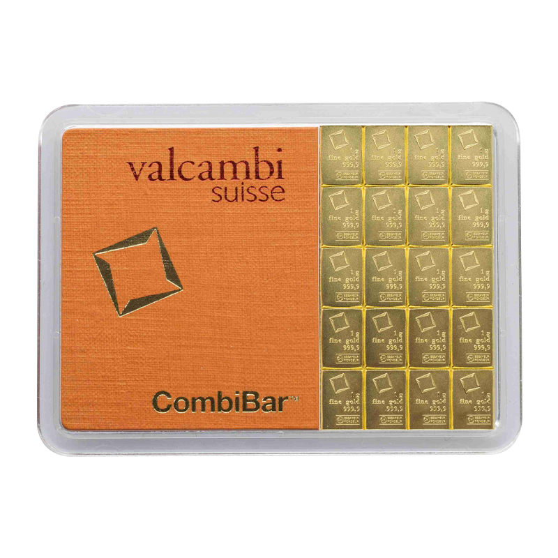 Combi Barren - 20 g Gold .9999 (20 x 1 g) Valcambi – Marc Gebauer