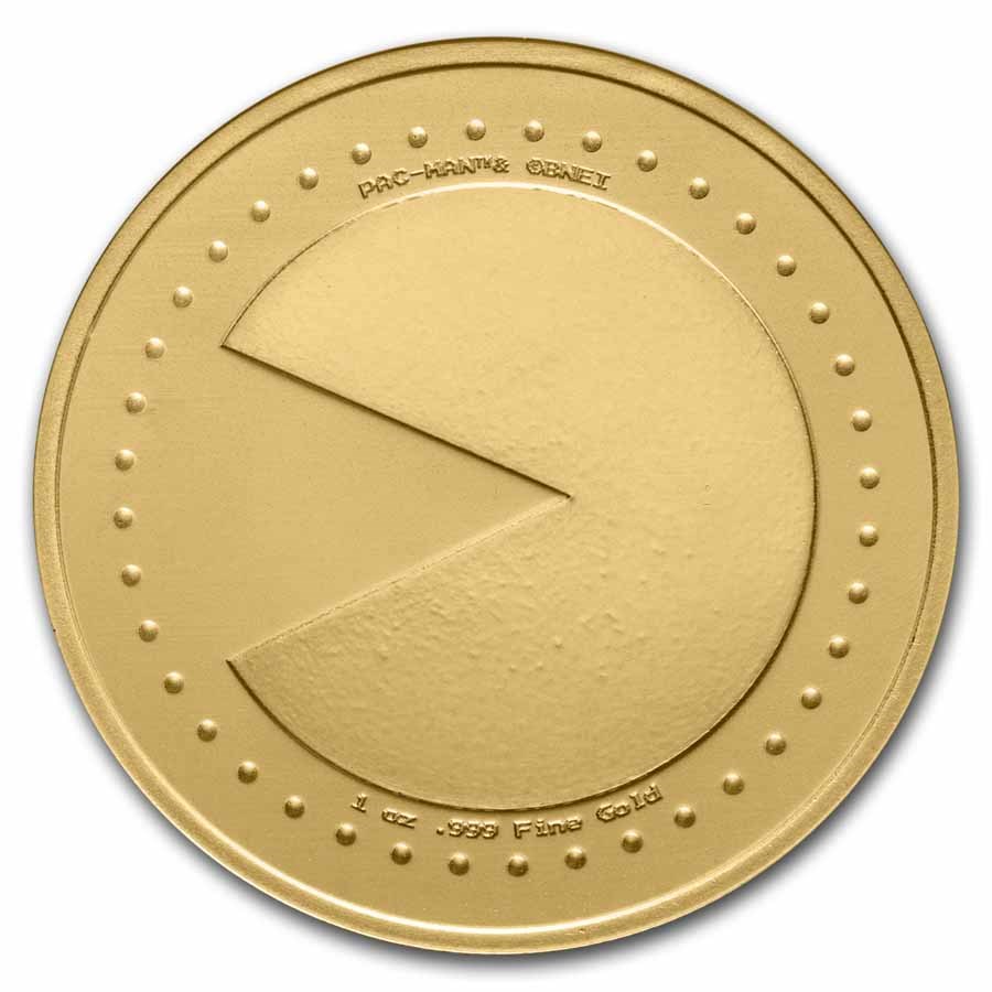 1 oz Gold - Slot Medal - PAC-MAN Game Token – Marc Gebauer